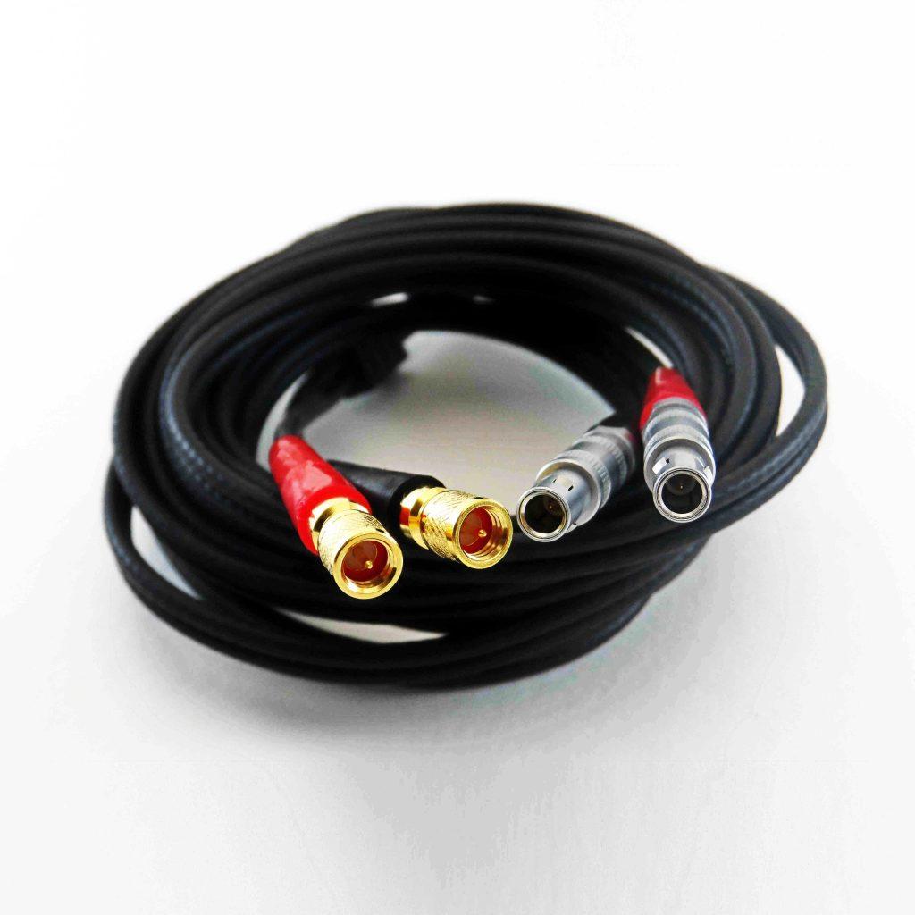 Mini-Lemo to Microdot Twin UT Probe Lead | The Validation Centre