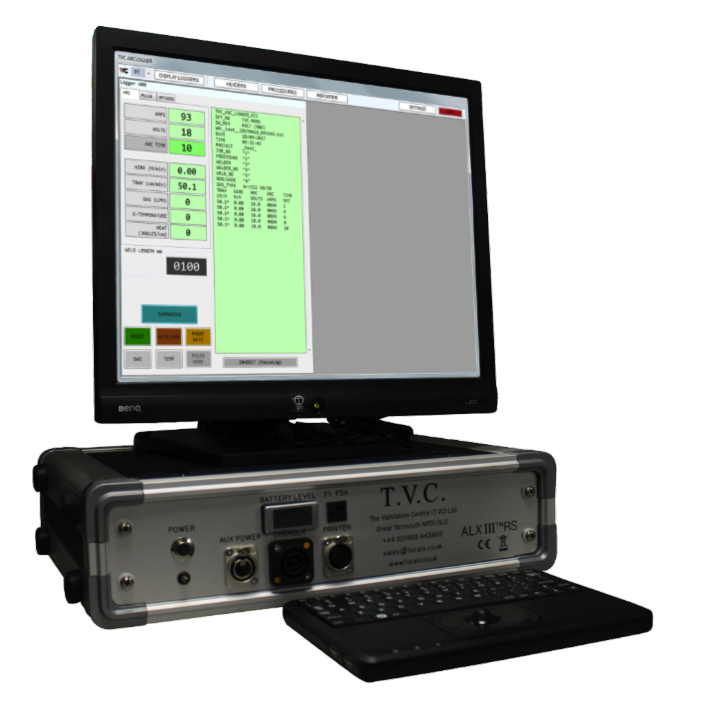 Arc Logger XIII (ALXIII) RS Welding Data Logger System